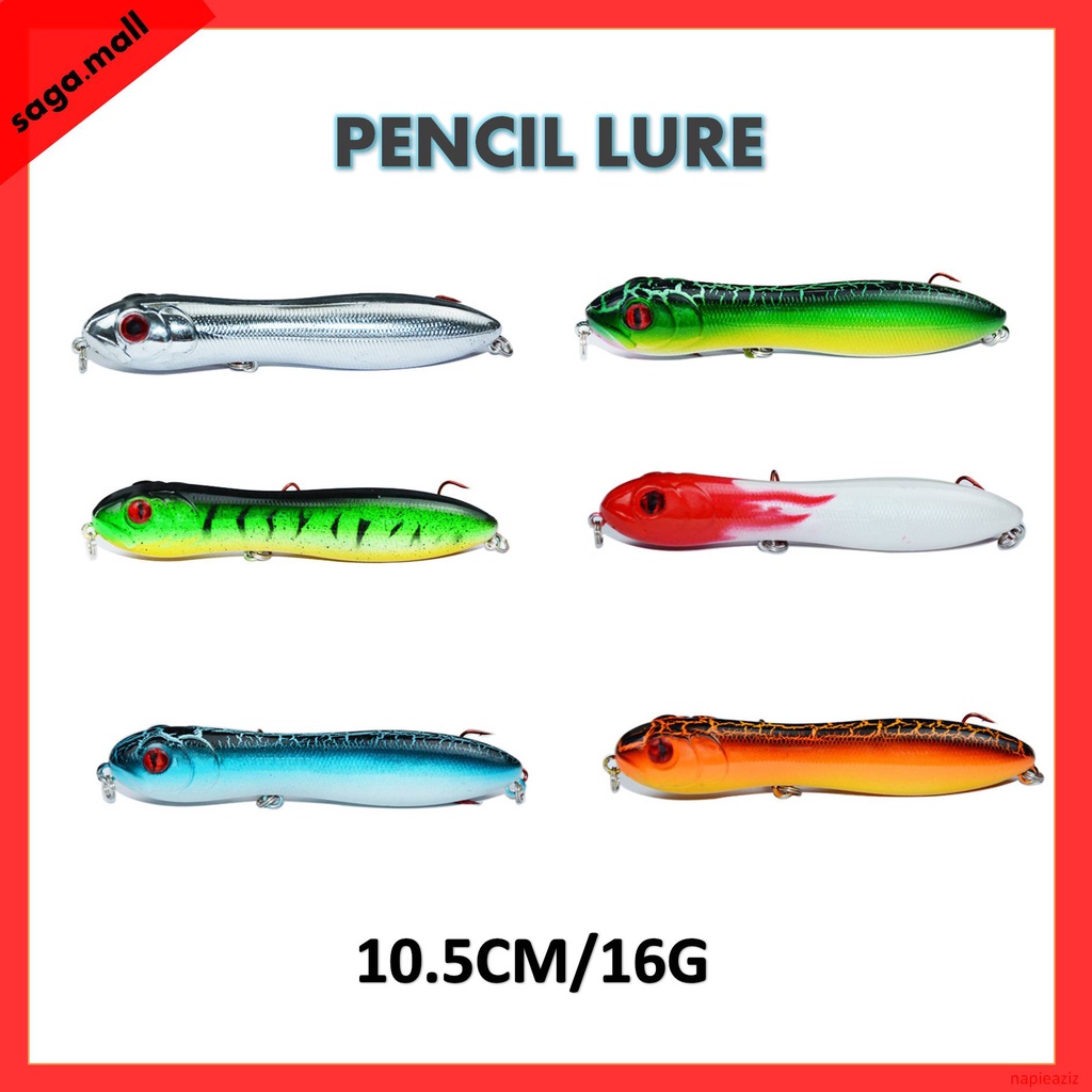 Gewang Pencil Topwater Snake Head Look Imakatsu Trairao Pencil Lure ...