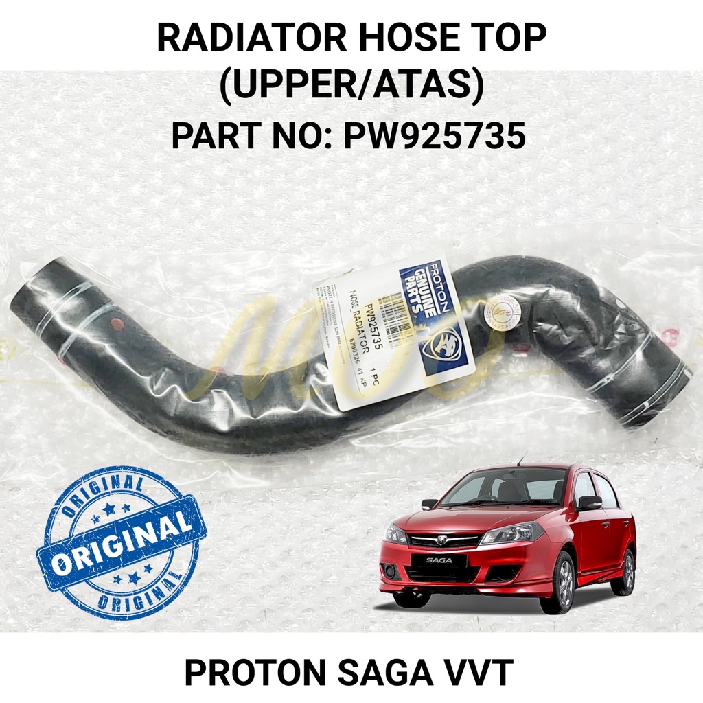 ORIGINAL PROTON RADIATOR HOSE TOP / BOTTOM (AUTO / MANUAL) PW925735 ...