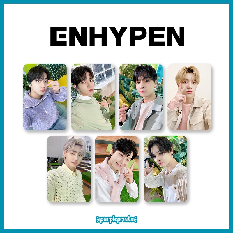 ENHY-PEN SELCA COLLECTIONS SET 7PCS LOMOCARDS FANMADE FANKIT UNOFFICIAL ...