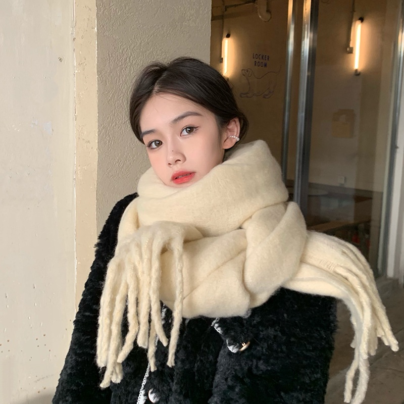 Women's Scarf Warm Long Large Pashmina Big Long Wraps Super Soft ...