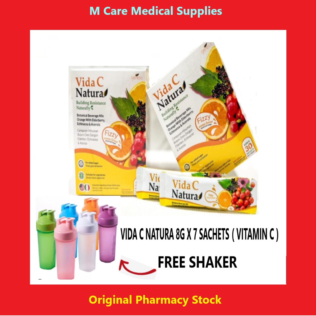 VIDA C NATURA 8G X 7 SACHETS ( VITAMIN C ) | Shopee Malaysia
