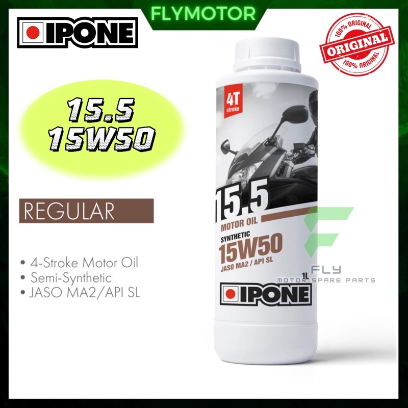IPONE MOTOR OIL 15.5 - 15W50 Semi Synthetic 4 Stroke Motor Engine Oil ...