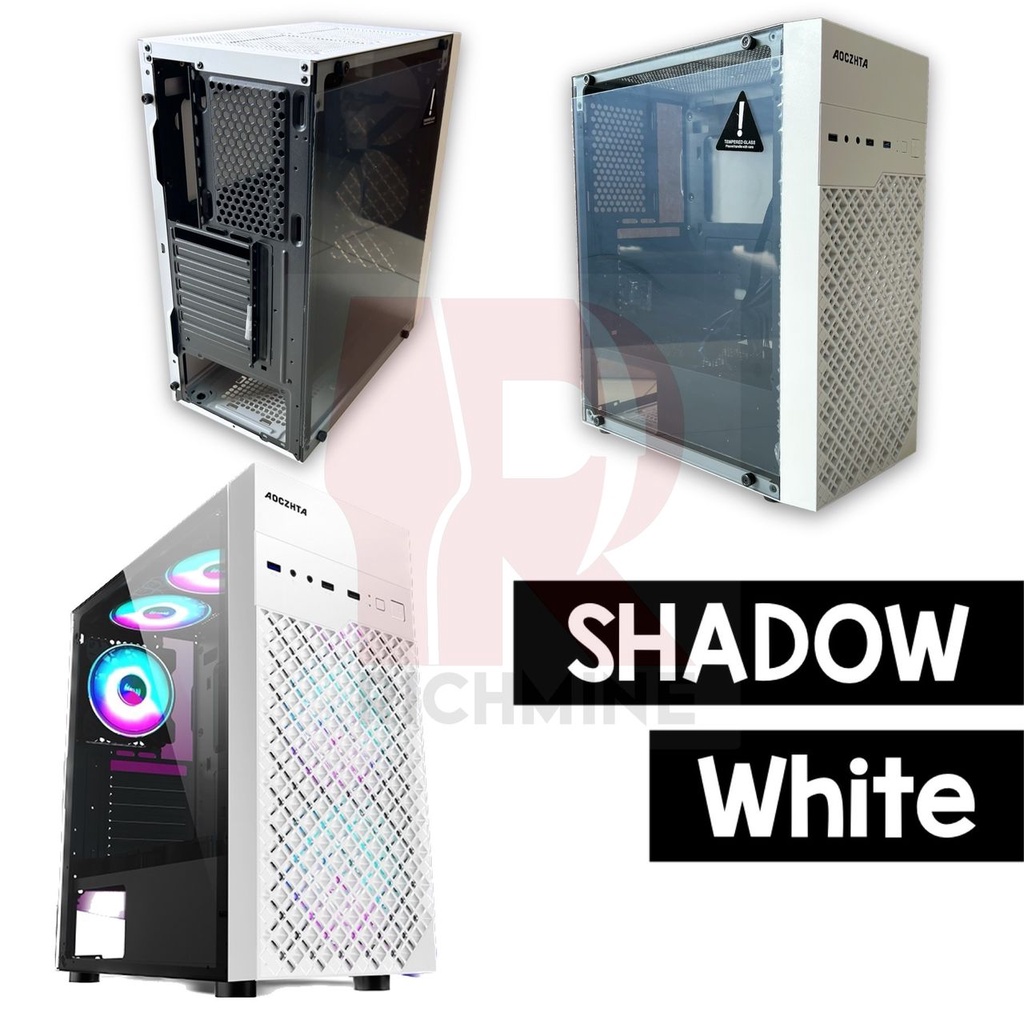 {ReadyStock} SHADOW Transparent View PC Casing ATX M-ATX ITX GAMING ...