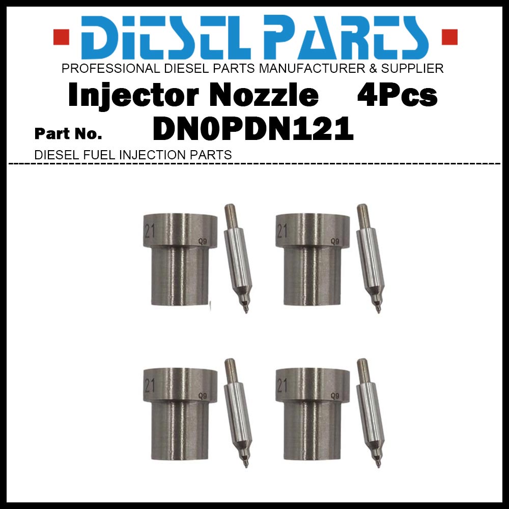 4Pcs Diesel Fuel Injector Nozzle Tips DN0PDN121 NP-DN0PDN121 for Ford ...