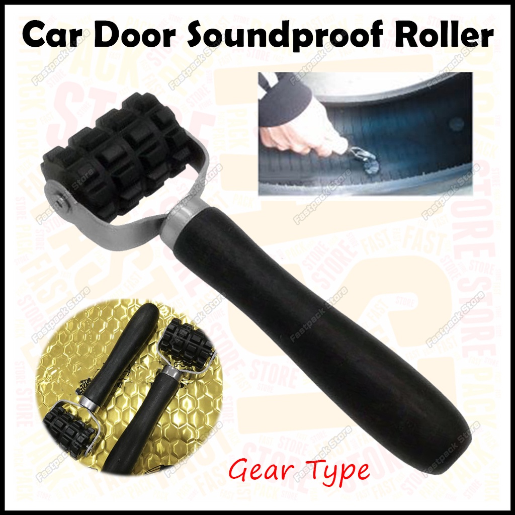 ⚙️ Car Door Gear Type Soundproof Roller Sound Proof Roller Tinted ...