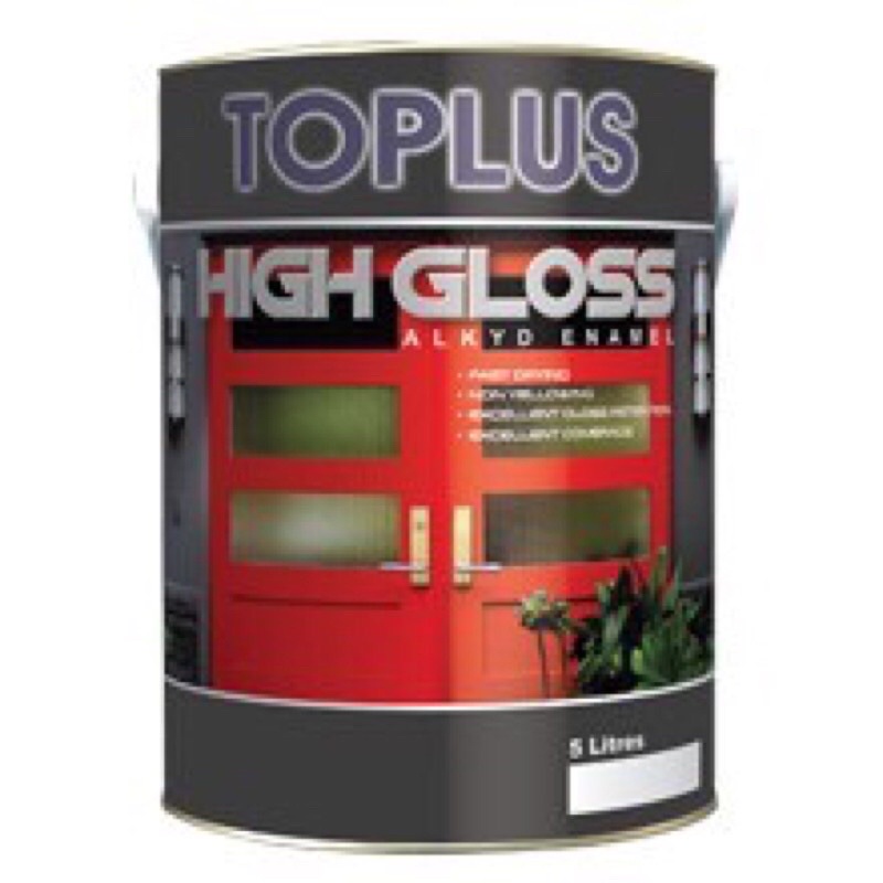 250ML / 500ML REPACKING SMART PAINT TOPLUS HIGH GLOSS CAT BESI & CAT ...