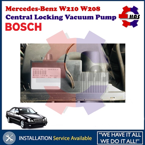 Mercedes-Benz W210 W208 Central Locking Vacuum Pump USED (BOSCH ...
