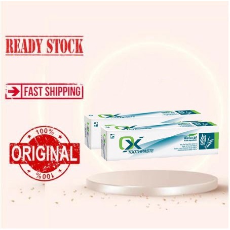 ELKENS OX Toothpaste SINGLE PACK/TWINPACK OX牙膏 (双支装 = 130g/克 x 2) QR ...
