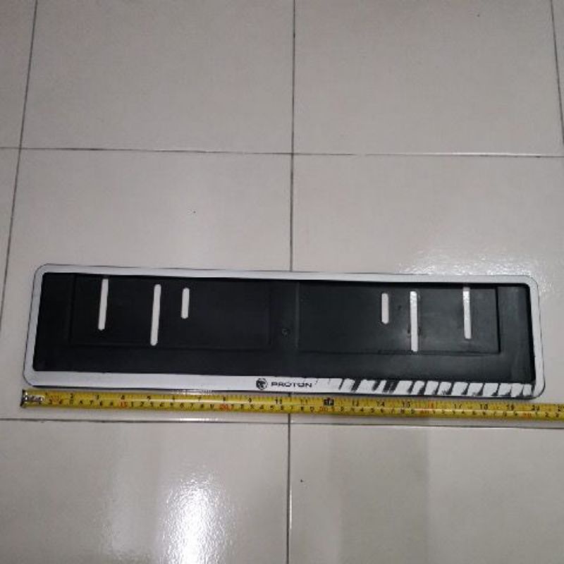 Used Original Proton Iriz Car Plate Frame (New Proton Logo) | Shopee ...