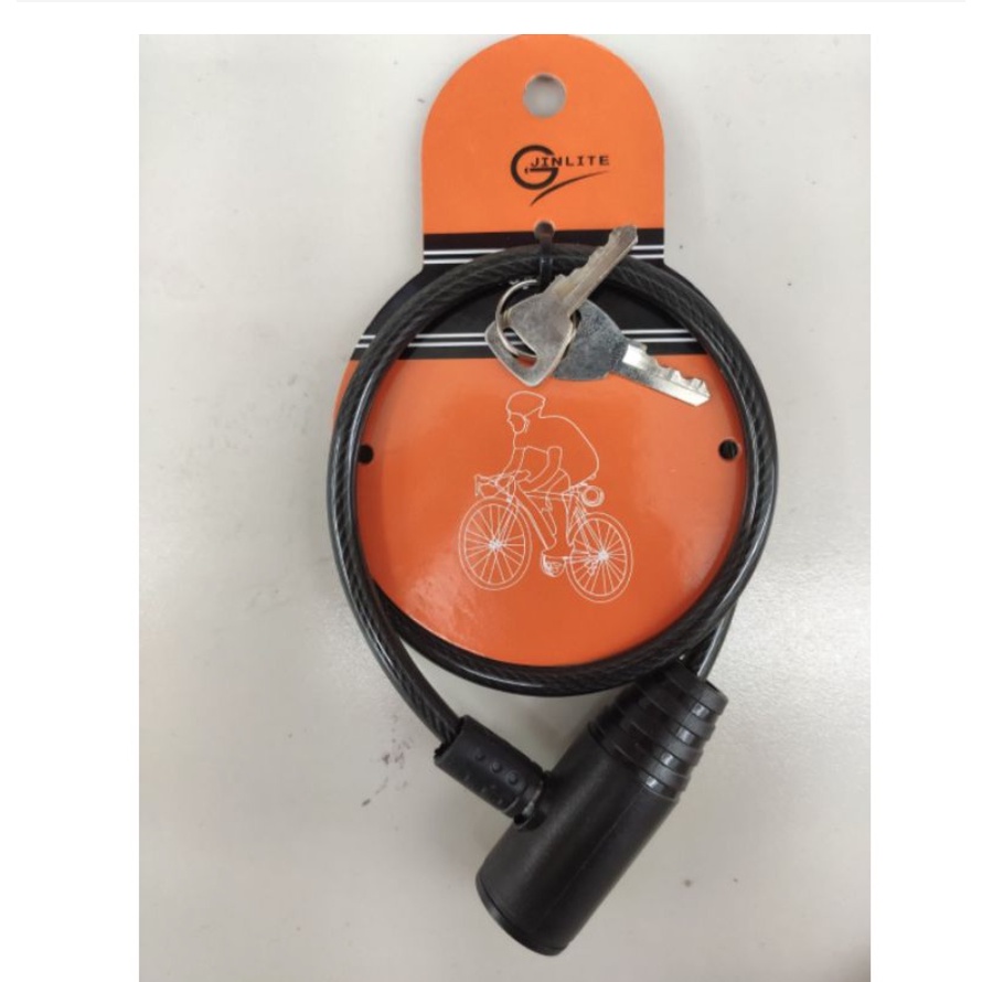 Bicycle Lock / Motorcycle Anti-Theft Cable Safety Cycling Security Lock ...