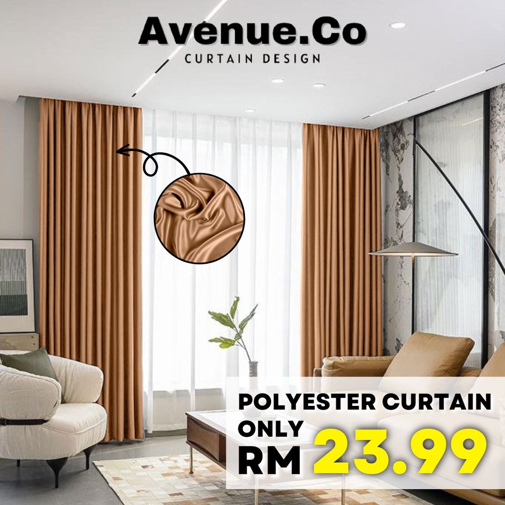 #A7 - Ready Made Curtain!!Siap Jahit Langsir Rumah,Langsir RAYA Kain ...