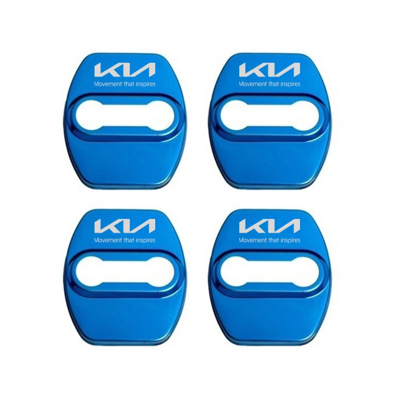 4pcs Stainless Car door lock cover Emblems Case For Kia Morning Seltos ...