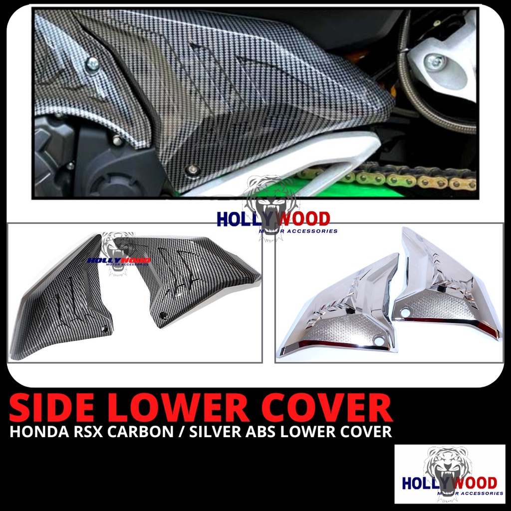 HONDA RSX RS-X150 ABS LOWER SIDE COVER SET ABS COVER SWING ARM CARBON ...