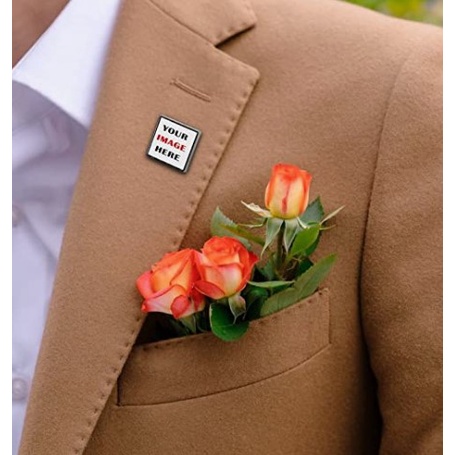 Custom Pin Badge Printing Logo Company Badge Custom Event Badge Offices ...