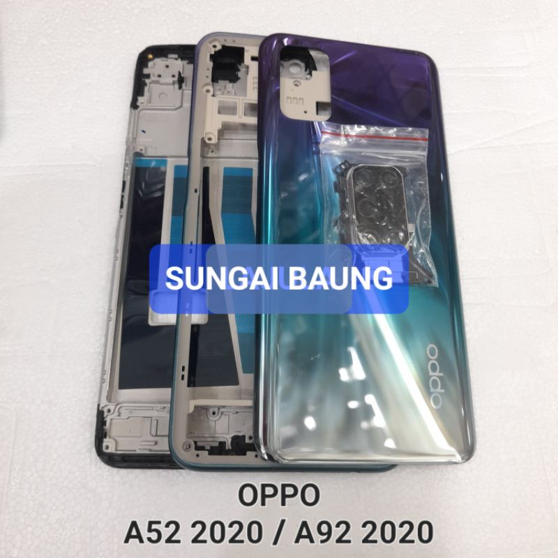 Casing HOUSING FULL SET OPPO A52/A92 FRAME+BEZEL+BACKDOOR | Shopee Malaysia