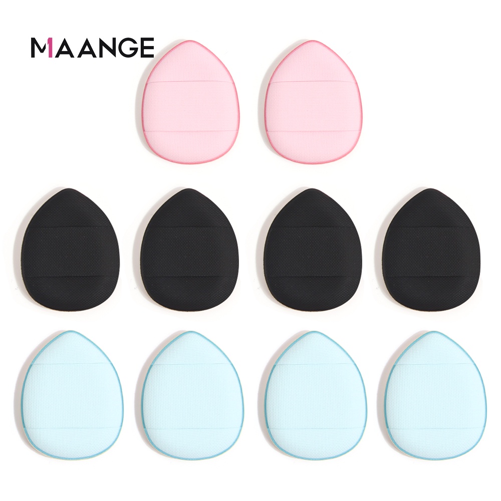MAANGE 10Pcs Finger Sponge Make Up Sponge Mini Air Cushin Puff Wet And ...