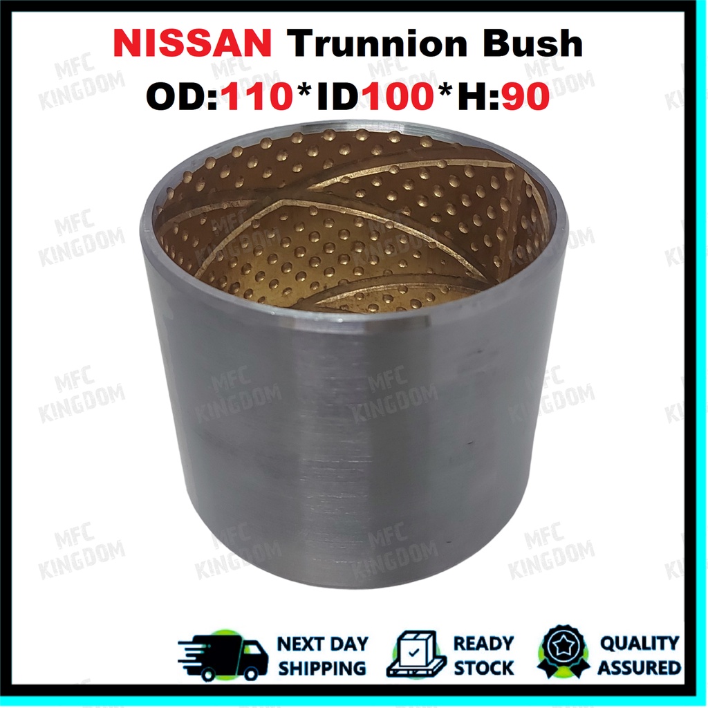 55523-90010 / Trunnion Bush / Trunnion Bush Seat / Copper Bush / OD:110*ID:100*H:90 / NISSAN ...