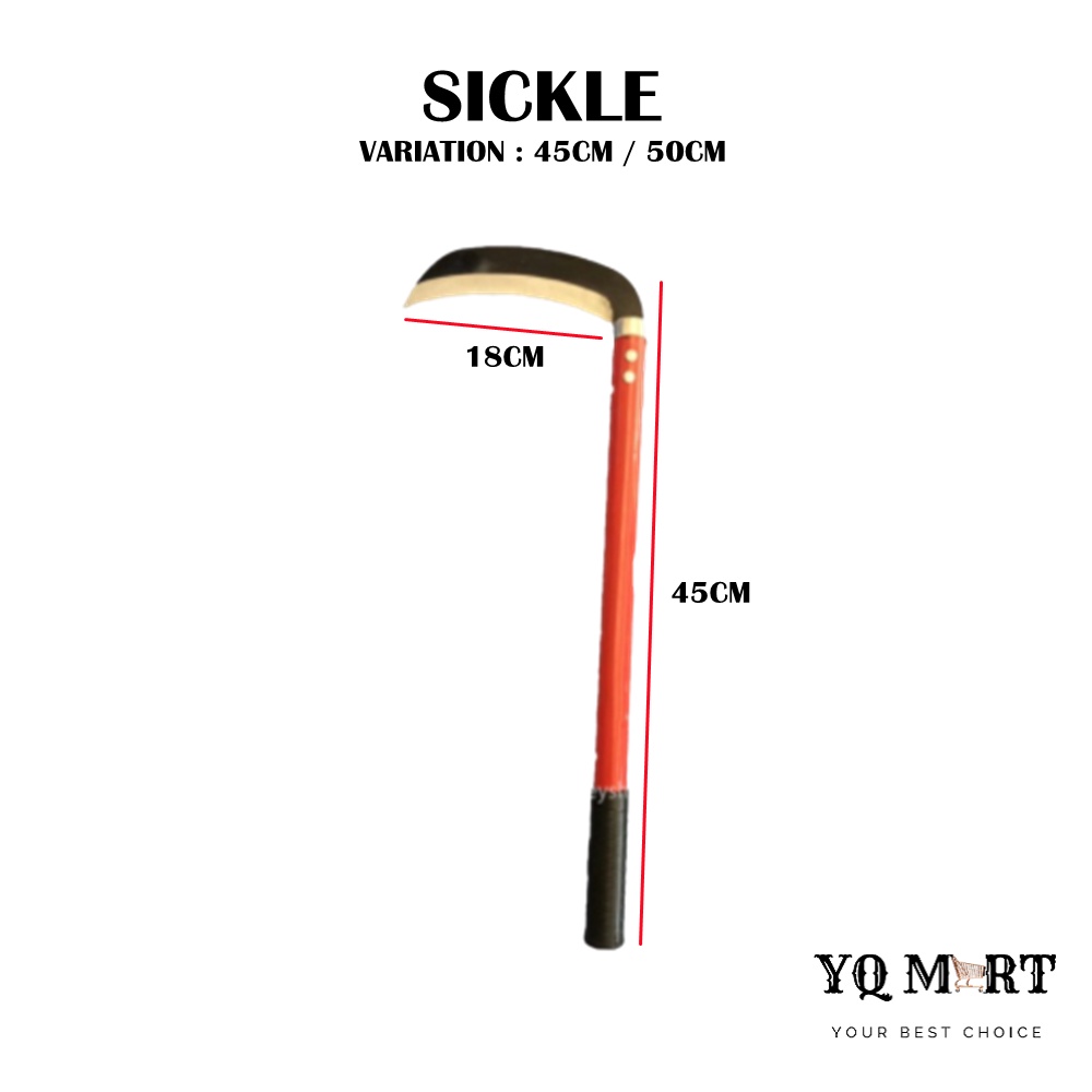 Sickle 45CM/50CM/ Sabit/ Sabit Rumput | Shopee Malaysia