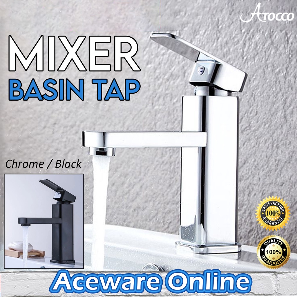 Bathroom Faucet Mixer Hot and Cold Water Tap Mixer Tap Mixer Basin tap ...