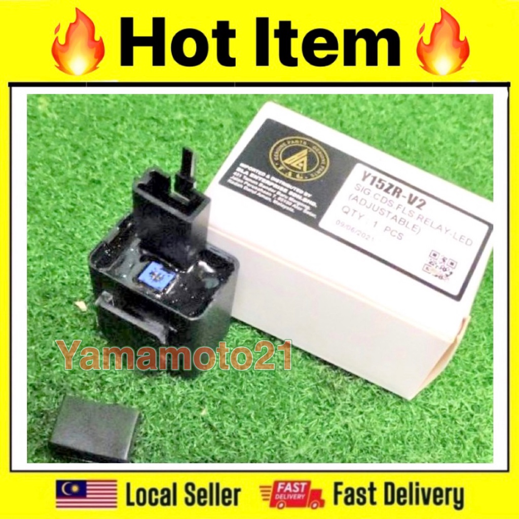 LED Signal Relay Condenser Flasher Isyarat Adjustable Y16ZR Y15ZR V2 ...