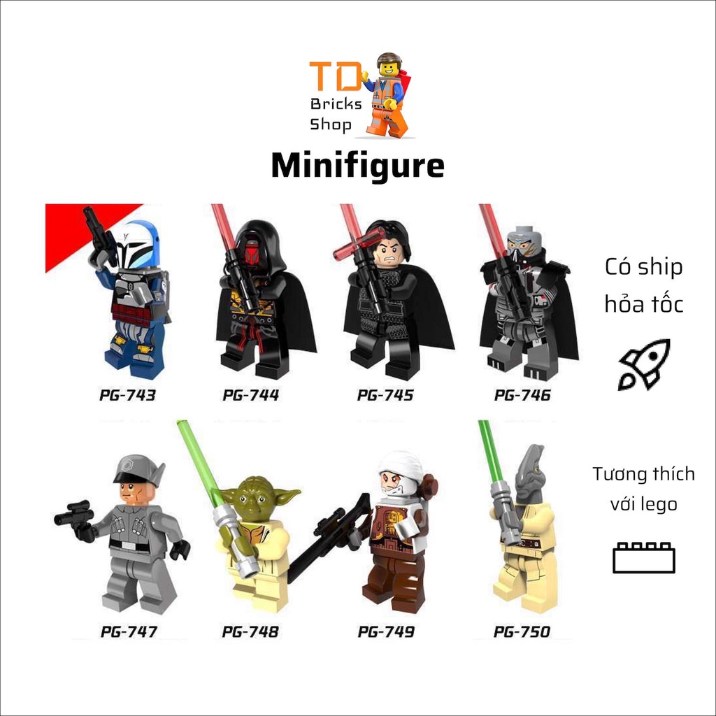 Minifigures, Star war movie character model assembly toy, 100% new ...