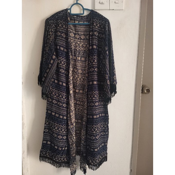 NEW : Cardigan bohemian rumbai/tribal (S-L) | Shopee Malaysia