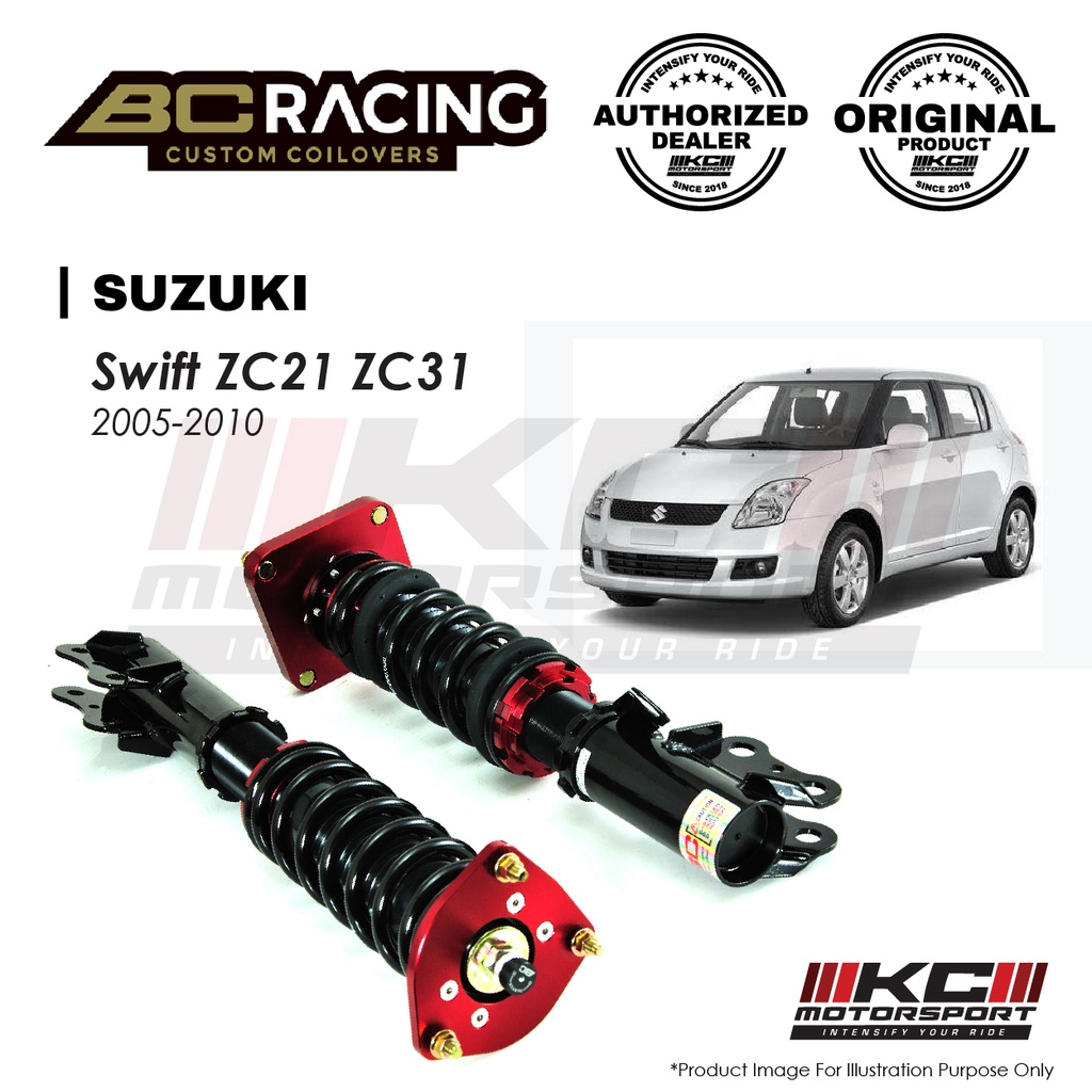 Suzuki Swift ZC21 ZC31 2005-2010 - BC Racing V1 Fully Adjustable Suspension / Coilover | Shopee ...