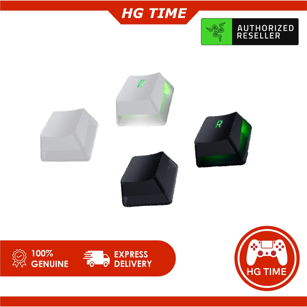 Razer Phantom Keycap Upgrade Set White/Black | Shopee Malaysia