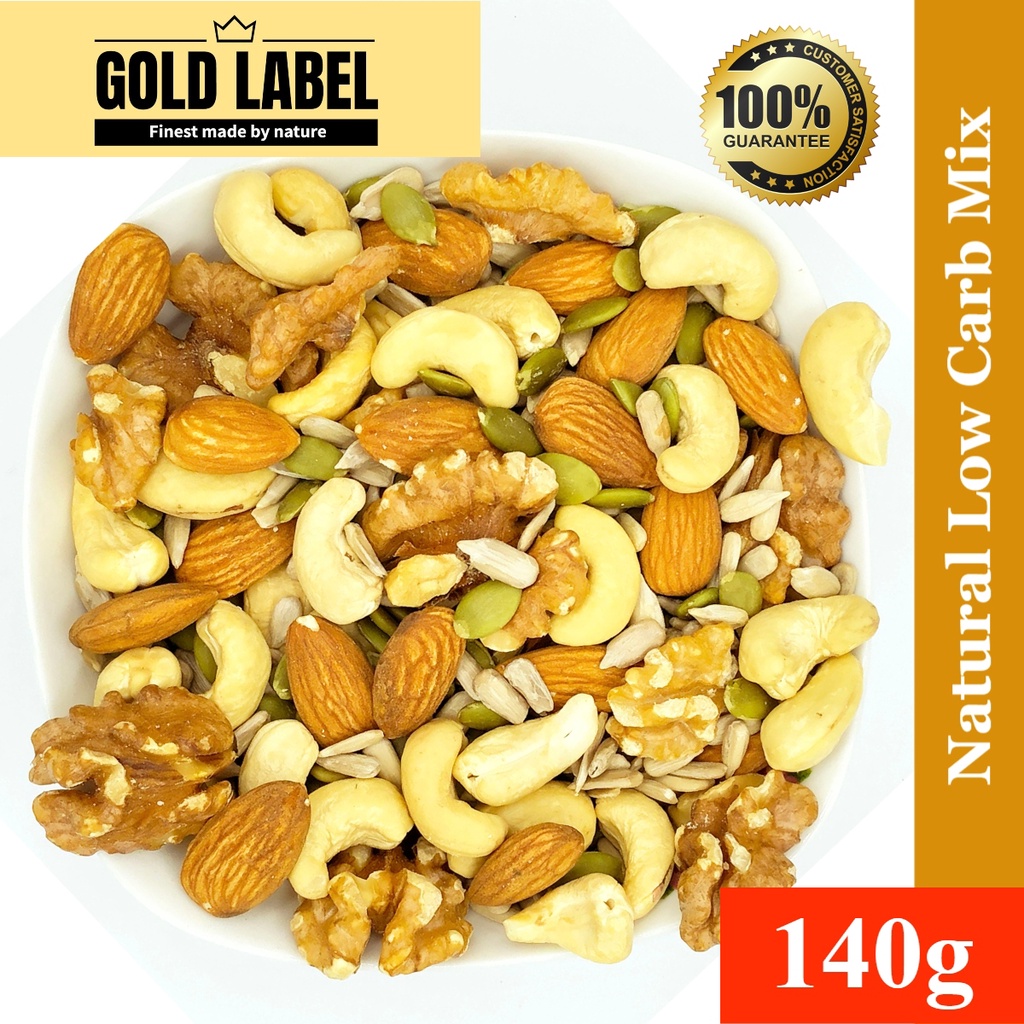 Gold Label Natural Low Carbohydrate Trail Mix 140g | Shopee Malaysia