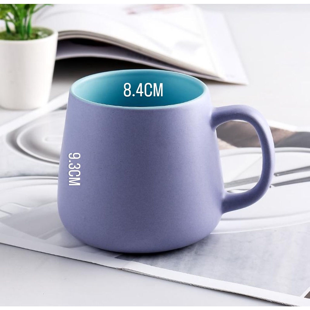 Nordic Matte Ceramic Big Mug /Ceramic Cup/Coffee Mug/Mug Set Gift/Couple Mug/Mug With Lid/马克杯 ...