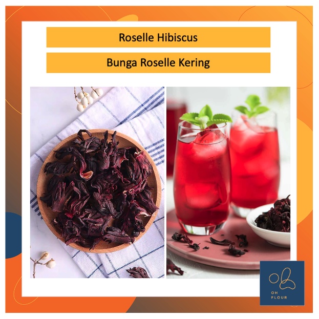 Premium Grade AAA Dried Roselle Hibiscus / Bunga Teh Asam Belanda / 洛神花 Flower Tea Ribena ...
