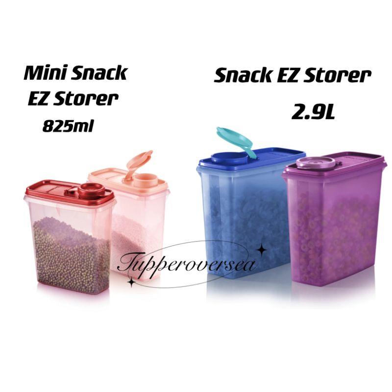 Tupperware Snack EZ Storer - 2.9L / Mini Snack EZ Storer - 825ml (1 PC ...
