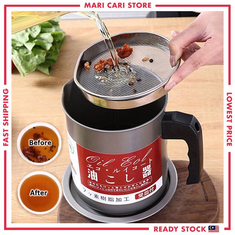 Oil Filter Pot 304 Stainless Steel Oil Pot Strainer Penapis Minyak ...
