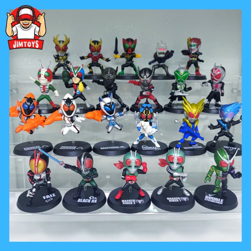 BANDAI Chibi Kamen Rider Collection Warrior / Ichigo / Black RX / Agito ...