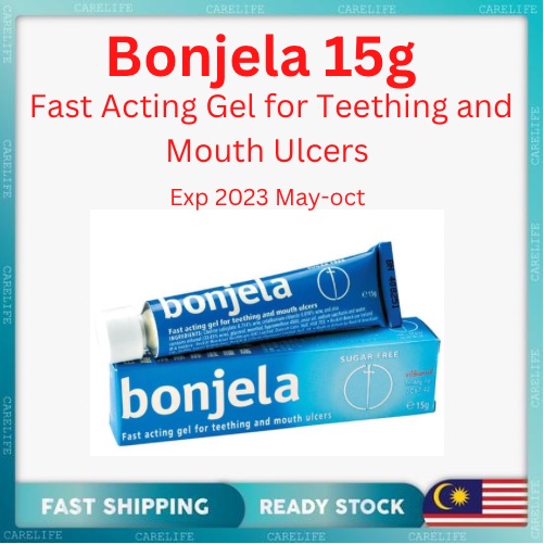 Bonjela Fast Acting Gel For Teething and Mouth Ulcers 15g oct-nov2024 ...