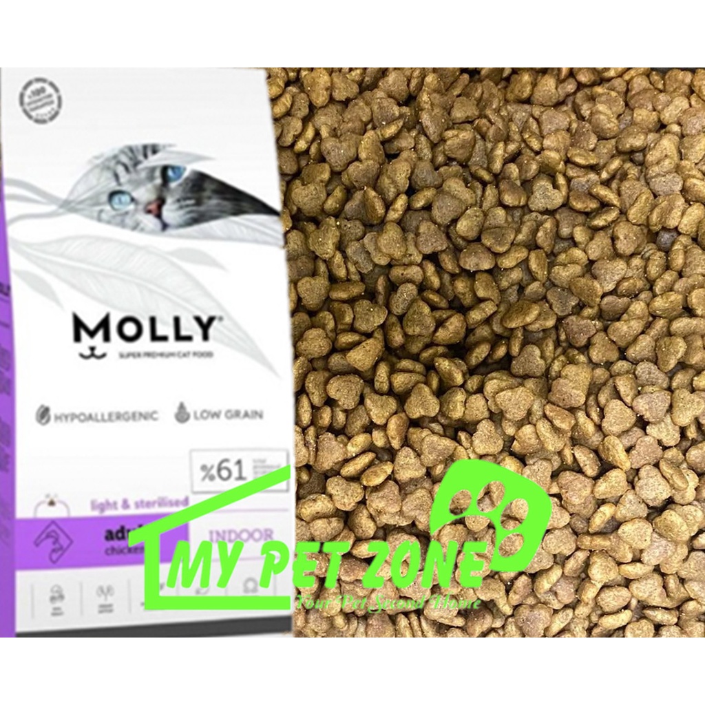 Molly Cat Adult Light & Sterilised Chicken (Cat Food) 1KG [REPACK ...