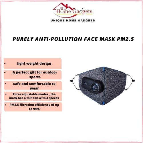 Xiaomi Purely Air Pollution Mouth Face Mask Rechargeable Anti Dust Air ...