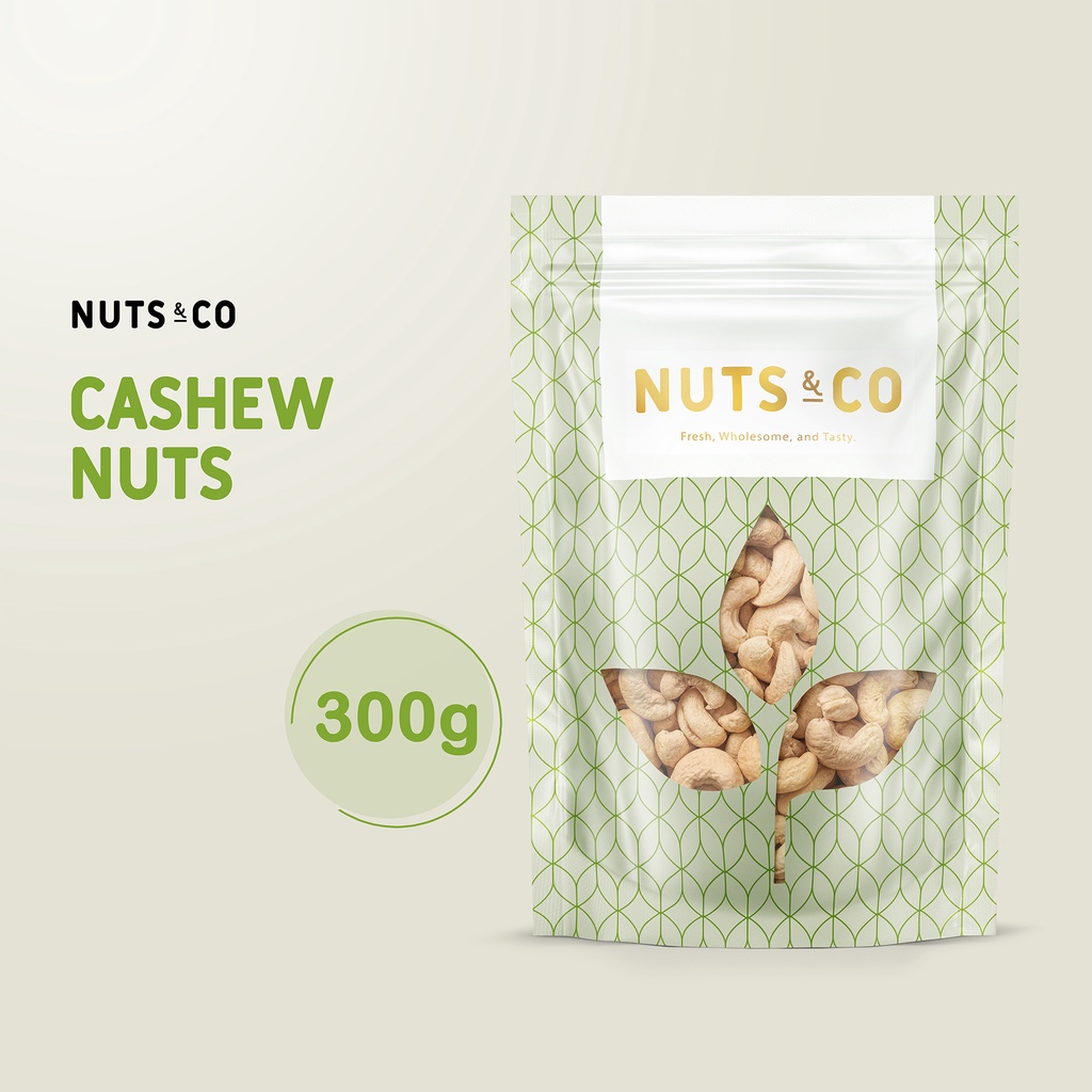 Nuts & Co Raw Cashew Nuts 300g Kacang Gajus Mentah 生腰果 Halal Ready to ...