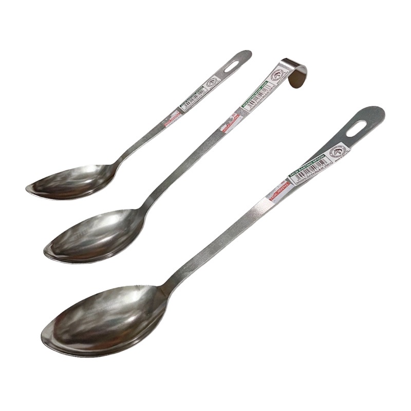 HORSE BRAND 30cm/34cm Stainless Steel Large Serving Spoon Buffet ...