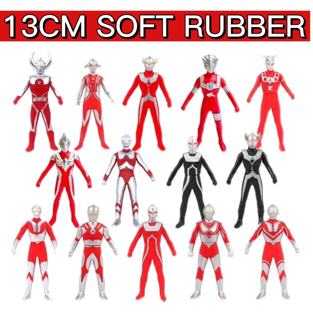 13cm OEM BOOTLEG Ultraman Showa Era Ace Dark Ultraseven Taro Zoffy Leo ...