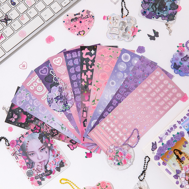 Imoda 30sheets/bag Cute Laser Sticker Fantasy Series Creative Dream ...