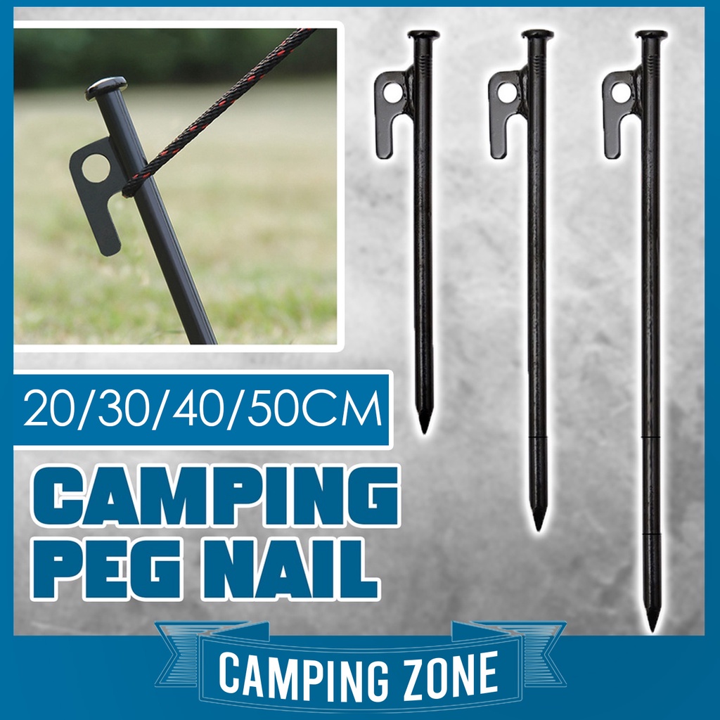 50/40/30/25/20cm Peg Stake Camping Peg Outdoor Ground Nail Tent Peg ...
