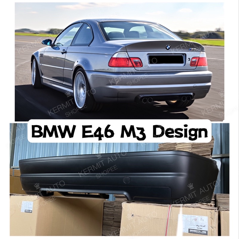 BMW E46 2DOOR REAR BUMPER ( M3 Look ) | Shopee Malaysia