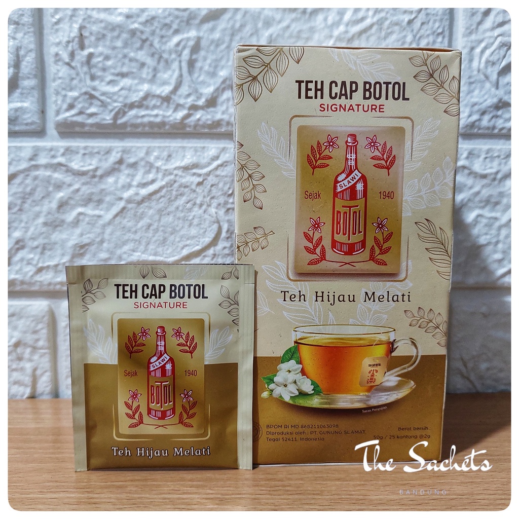 HIJAU Bottle Cap Tea Signature Green Tea Jasmine Envelope | Shopee Malaysia