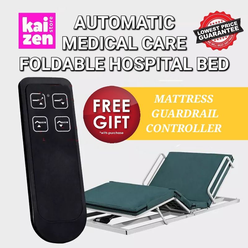 🌏KAIZEN STORE MALAYSIA🌏Automatic Medical Care Foldable Bed with ...