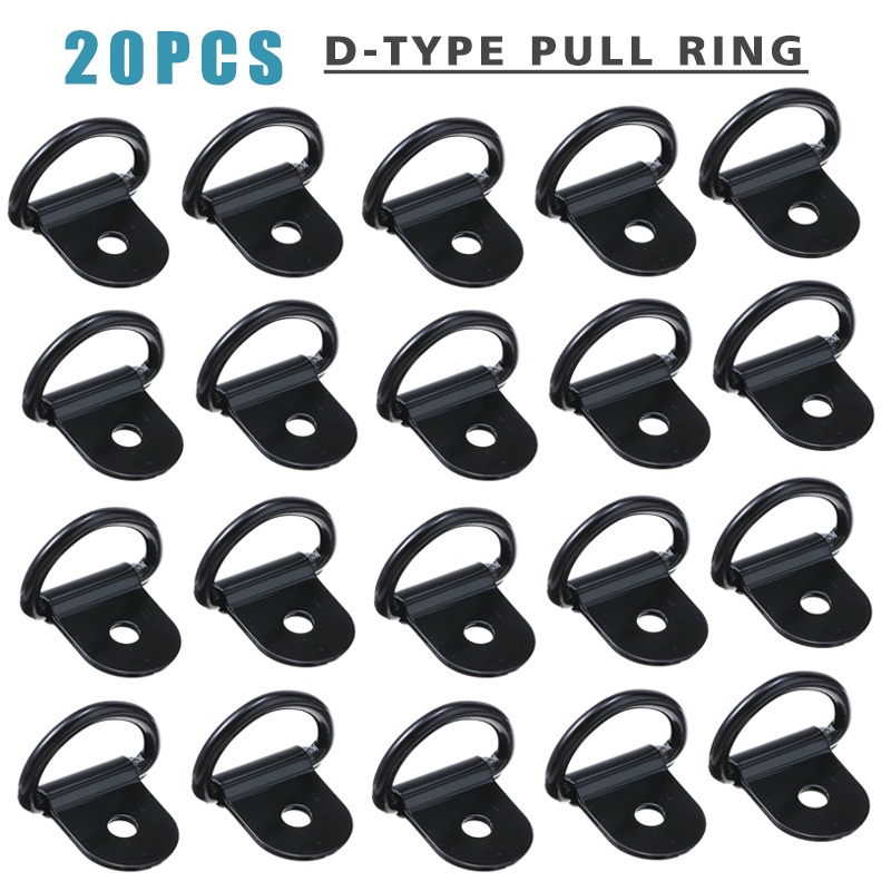 20pcs Car Tie Down D Ring Load Anchor Forged Lashing Towing Ring Anchor ...