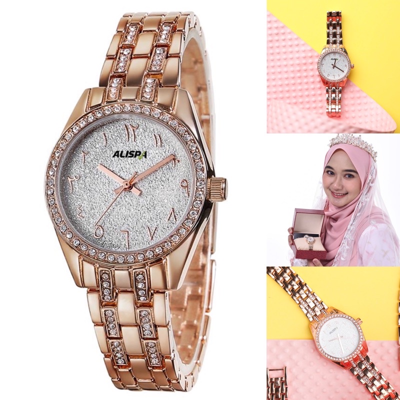 ALISRA Jam Tawaf Ladies Diamond (TLD) - Arabic Anticlockwise Japan ...