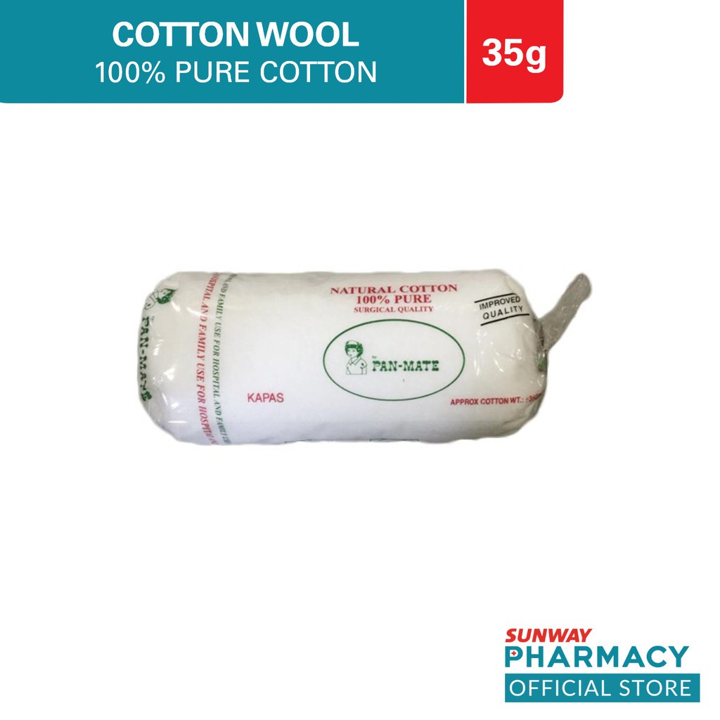 Pan-Mate Cotton Wool (35g) | Shopee Malaysia