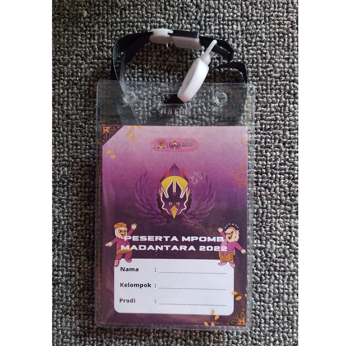 Nametag B4, ID CARD, COCARD SIZE B4 THICK MIKA - COMPLETE PACKAGE ...