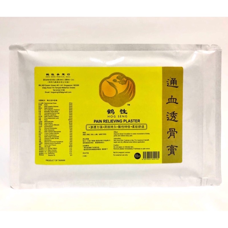 [Local SG] Hog Seng Medicated Plaster from Taiwan | Shopee Malaysia